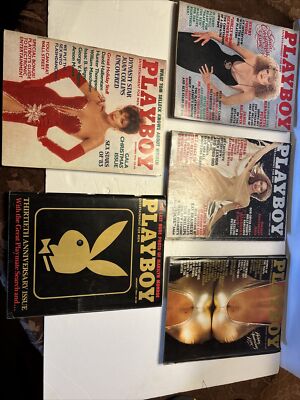 Vintage 1981-1984 Lot Of 6 Playboy Magazines - All Issues Have ...