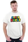 Super Uncle Video Gamer Pun Family Humor Mens Casual Crewneck T Shirts ...