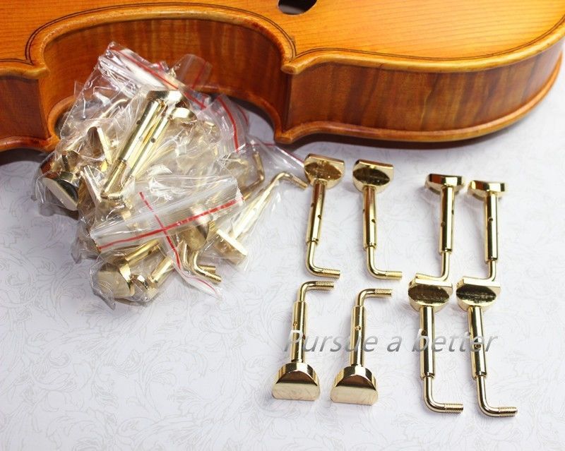 8 pairs viola chinrest clamps golden Color ,Viola accessories Viola ...