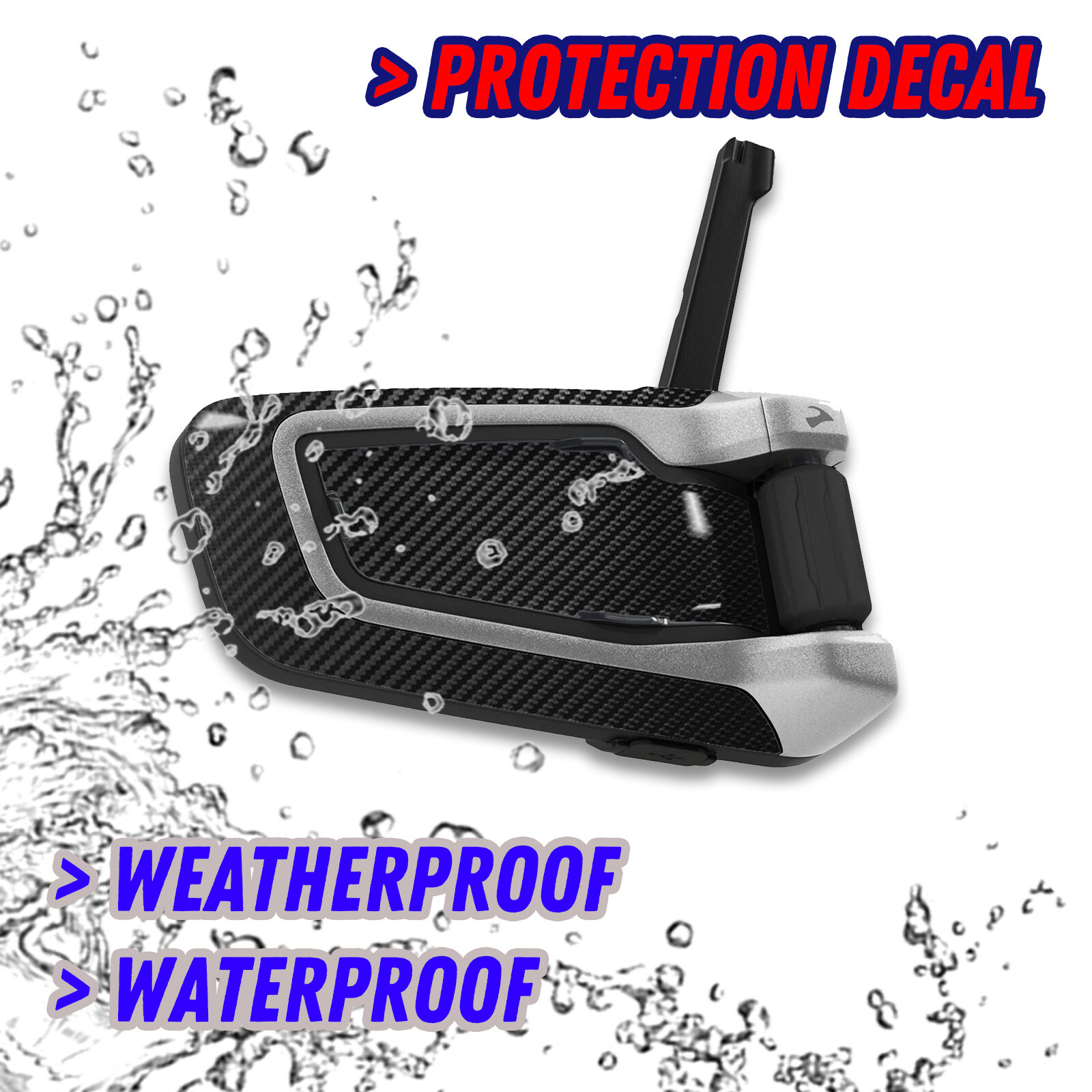 For Cardo Packtalk Bold Skin Protection Decal Sticker Dot Black | eBay