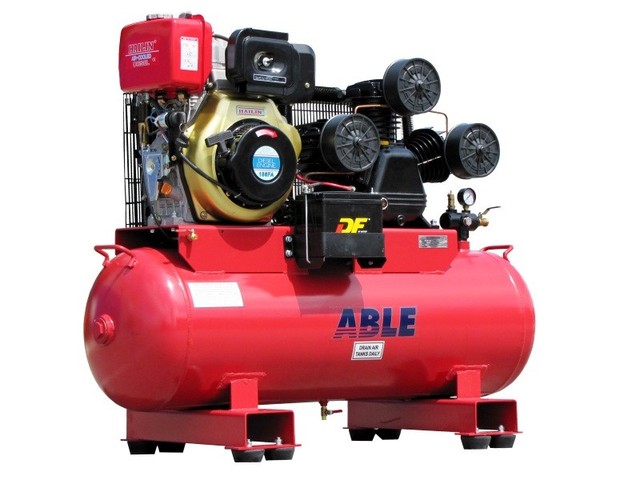 Able MC160112D 160L Diesel Air Compressor - Red for sale online | eBay