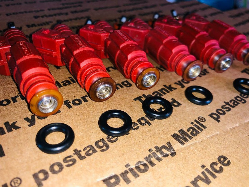 6 - BOSCH 30lb Fuel Injectors VW VR6 Porsche 911 BMW M3 M30 E30 E28 E36 ...