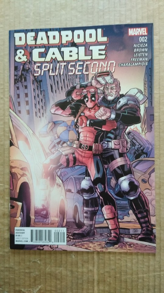 DEADPOOL & CABLE SPLIT SECOND 1-3 NM 2016 Complete Series Marvel Comics ...