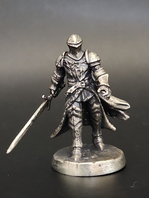 Solid Metal Gladiator Warrior Miniature Figure, Height 39mm. FREE ...