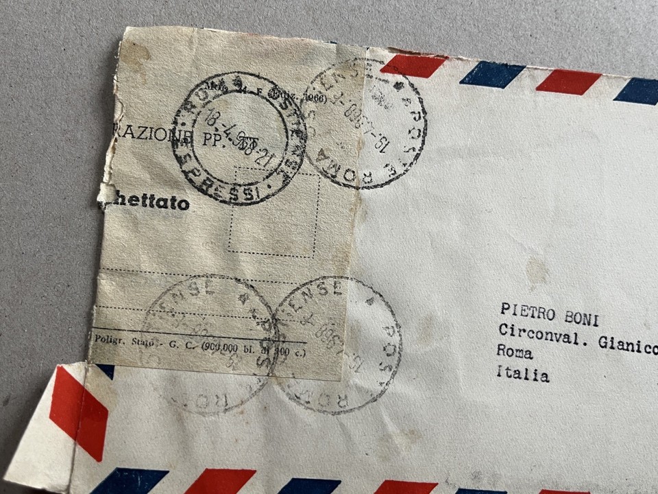 A) Air mail cover China Peking to Italy 1968 C | eBay