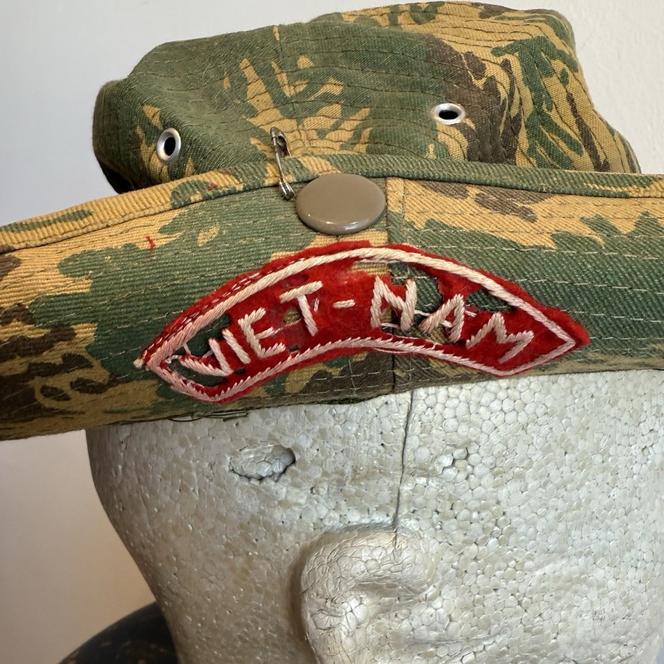 Vietnam War Original Monster Camo Slouch Hat Rare | eBay