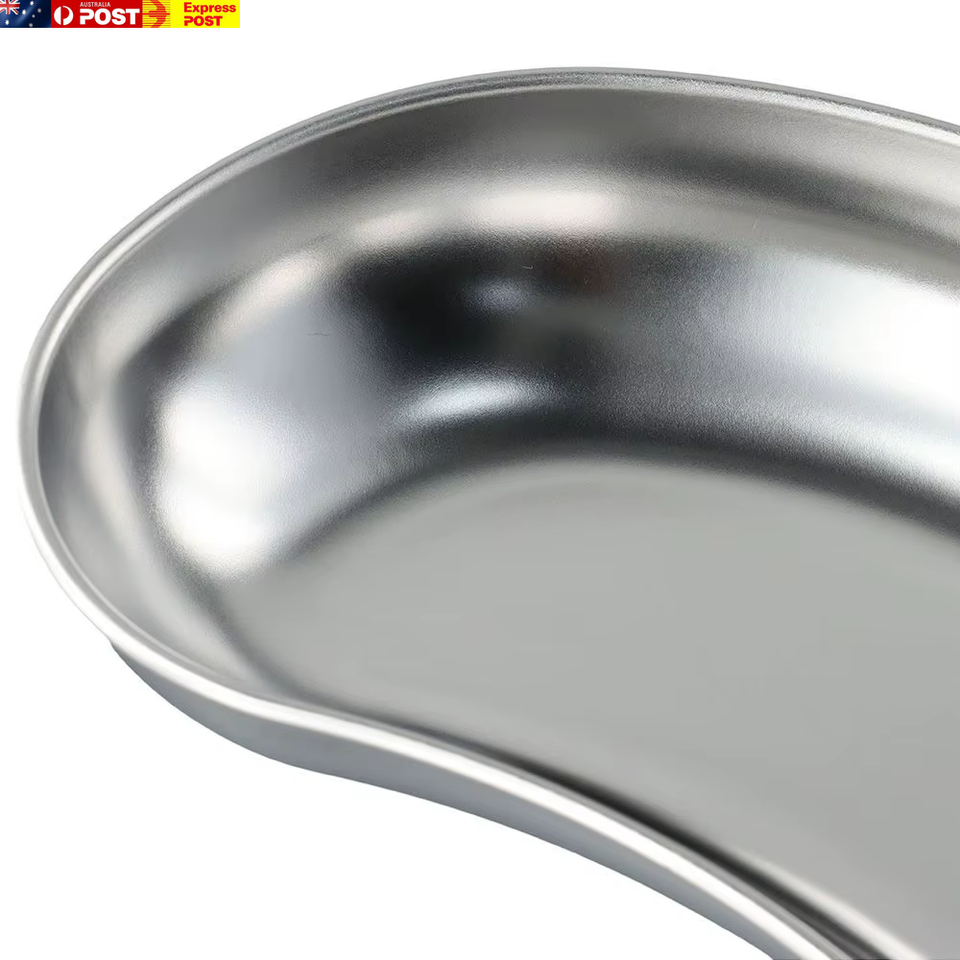 304 Stainless Steel Kidney Tray Reusable 8" Silver Basin Emesis Bowl ...