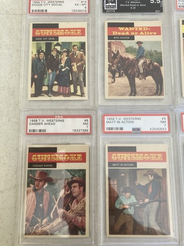 1958 Topps TV Westerns Graded Card Lot Of 17 | eBay