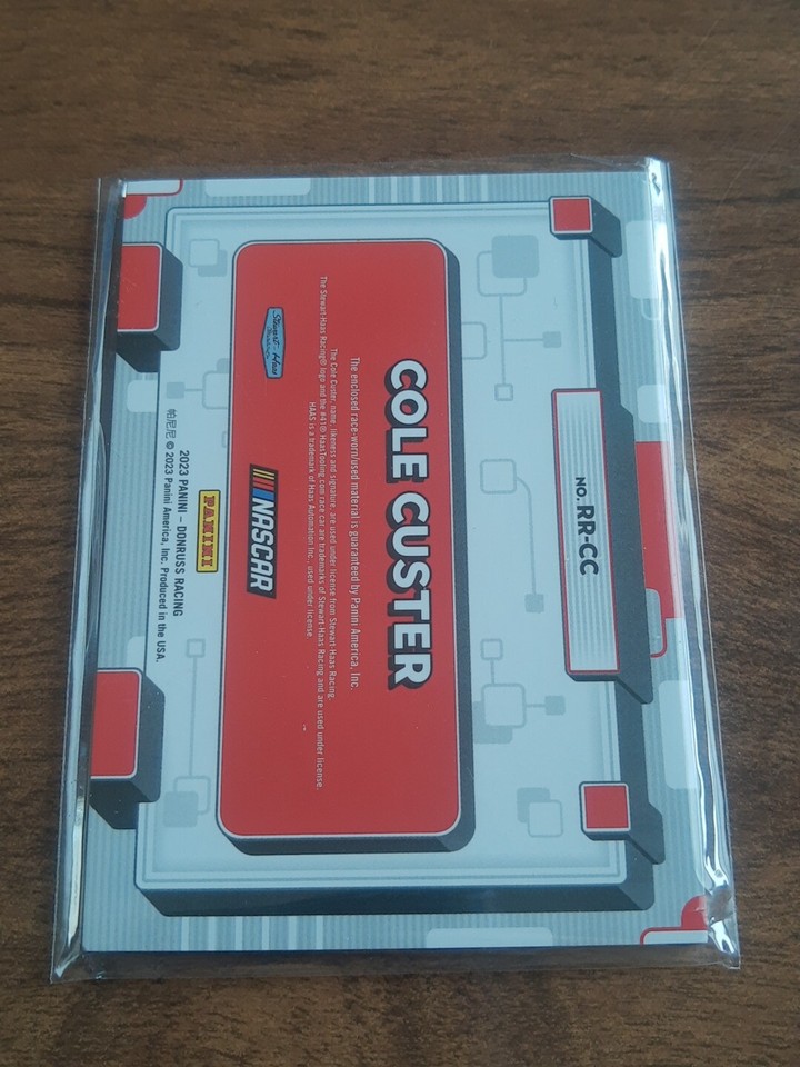 2023 Panini Donruss Racing Race Day Relics Cole Custer RR-CC | eBay