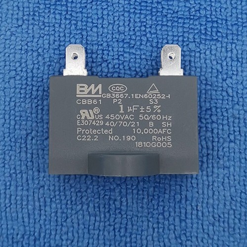 1pc 1uF 450V 1 mfd AC 4-Terminal Mini Split Capacitor CBB61 for Fan ...