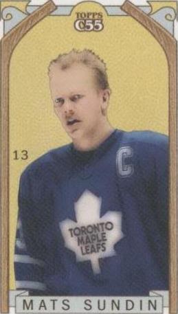 2003-04 Topps C55 - Mats Sundin #13 Mini O' Canada Back for sale online ...