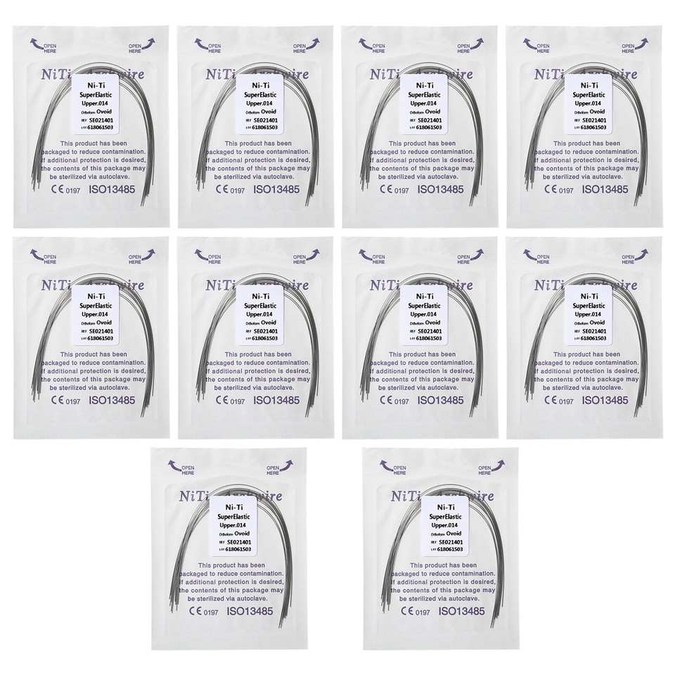 Dental Super Elastic Niti Round Arch Wires Arch Wire for Bracket Braces ...