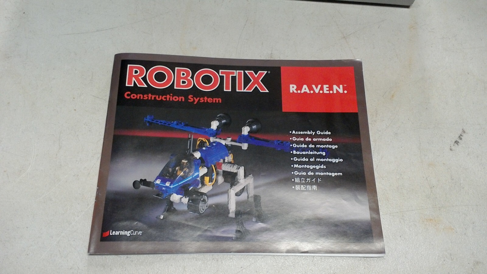 robotix assembly manual r.a.v.e.n. | eBay