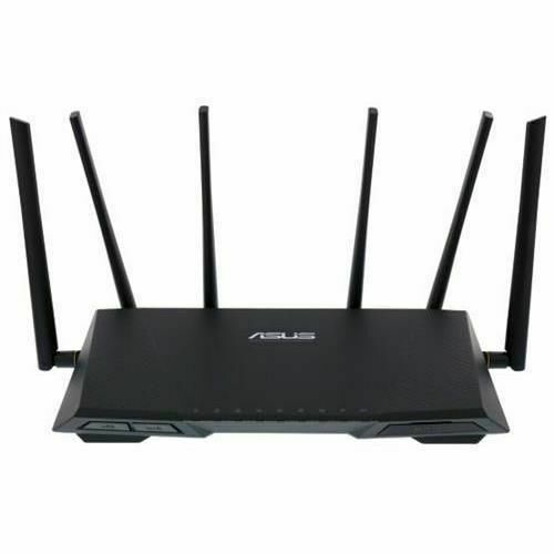 ASUS RT-AC3200 1300 Mbps 4 Port Tri-Band Wireless Router (RT-AC3200 ...
