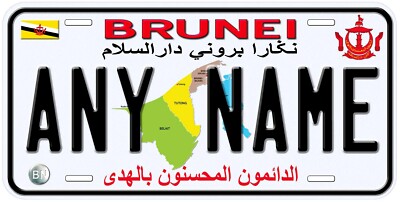 Brunei Any Name Personalized Novelty Car License Plate | eBay