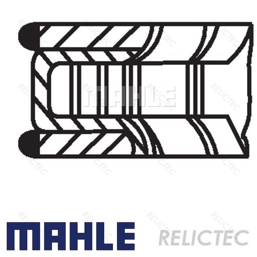 Piston Rings Kit Opel Vauxhall:COMBO,ASTRA H,TOUR Mk II 2,Mk II 2,CORSA ...