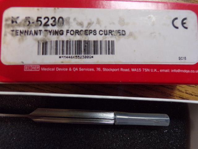 Katena Surgical Tennant Tying Forceps Curved K5-5230 Ophthalmic ...