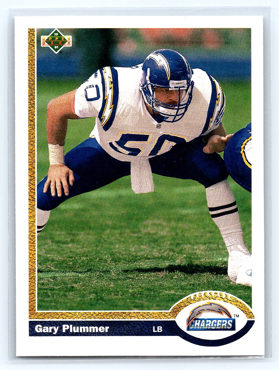 1991 Upper Deck #575 Gary Plummer Football San Diego Chargers | eBay