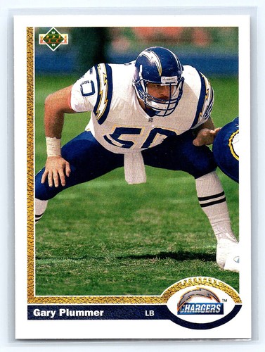 1991 Upper Deck #575 Gary Plummer Football San Diego Chargers | eBay