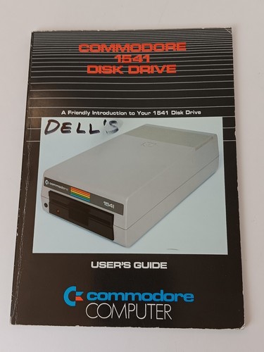 1982 Commodore 1541 Disk Drive Manual User's Guide C64 Vintage ...