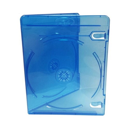 5 x Double Slim Blu ray Case 11mm Spine Brand New Cover Face on Face ...