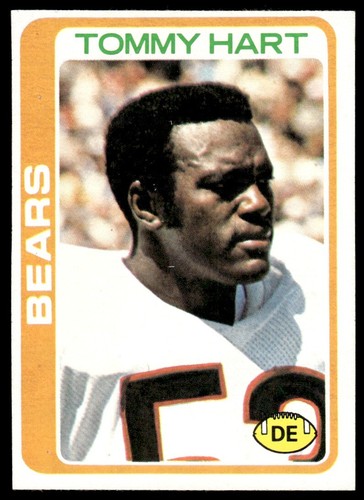 1978 TOPPS TOMMY HART K CHICAGO BEARS #302 | eBay