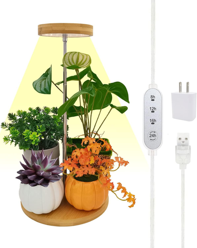 Bamboo Mini LED Grow Light for Indoor Plants 313054343352| eBay