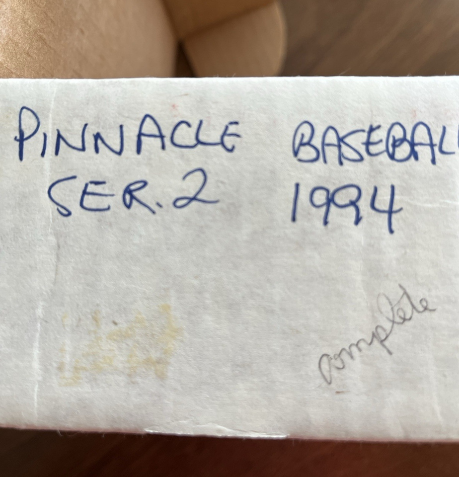 1994 Pinnacle Baseball Series 2 Complete Set 271-540 | eBay