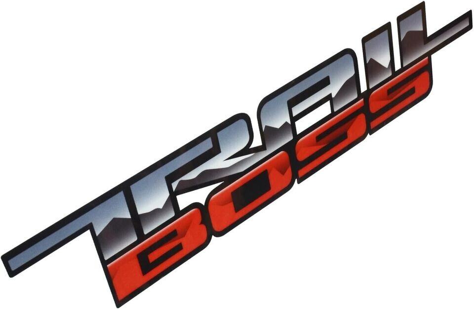 2X 2019-2021 Trail Boss Sticker Vinyl Truck Bed Side Decal Nameplate ...