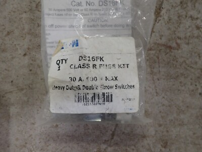 NEW - EATON, DS16FK, CLASS R FUSE KIT, 30 A, 600 V MAX | eBay