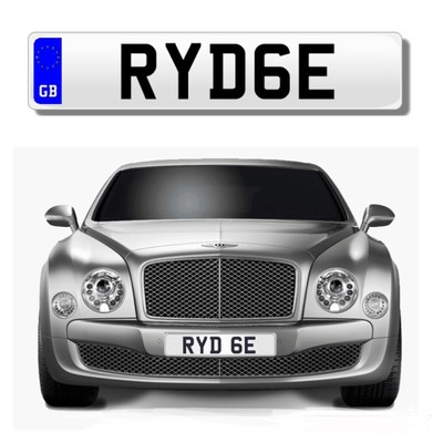 RYD 6E RYDGE RIDGE cherished number plate Reg James Paul Dave David ...