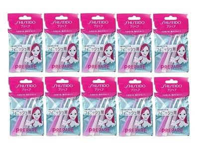 SHISEIDO PUCHI-SMALL T FACE-HAIR REMOVAL SHAVING RAZOR PREPARE (3pcs)× ...