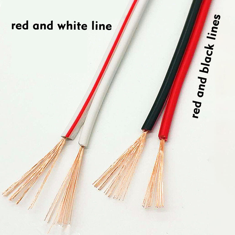 RVB PVC Dual Core Electronic Copper Wire Cable Flexible Soft 0.3mm² - 2 ...
