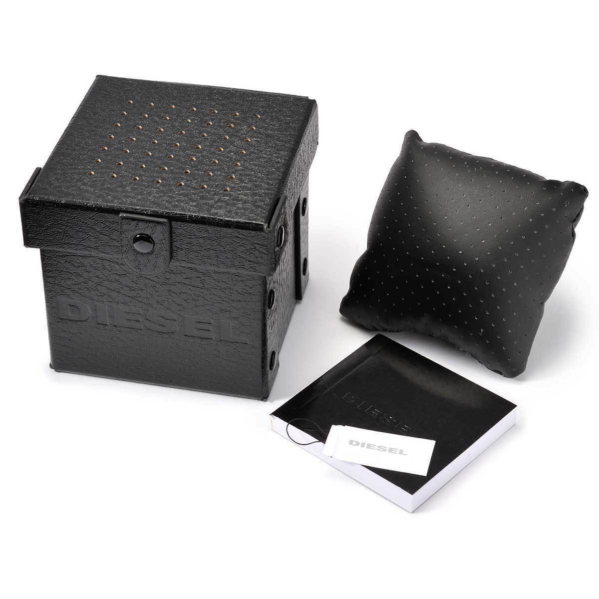 NEW DIESEL MEGA CHIEF DZ4500 GREY/BLUE/NYLON CHRONOGRAPH QUARTZ MENS ...