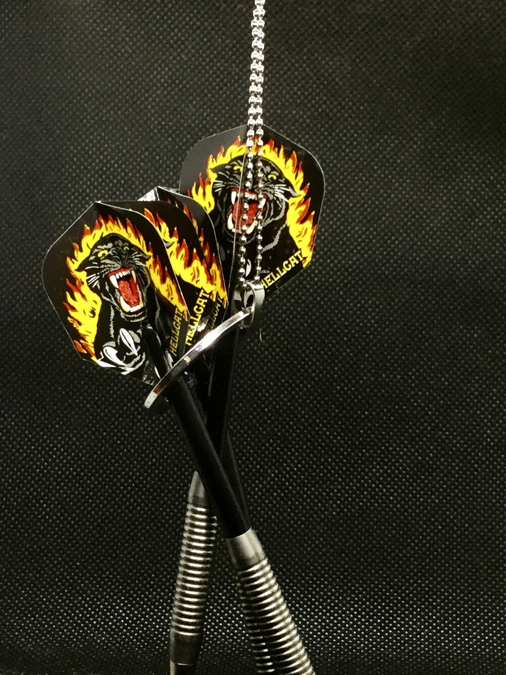 Ring Darts Holder Necklace Dartboard with Ball Chain 70 cm Zinc Alloy ...