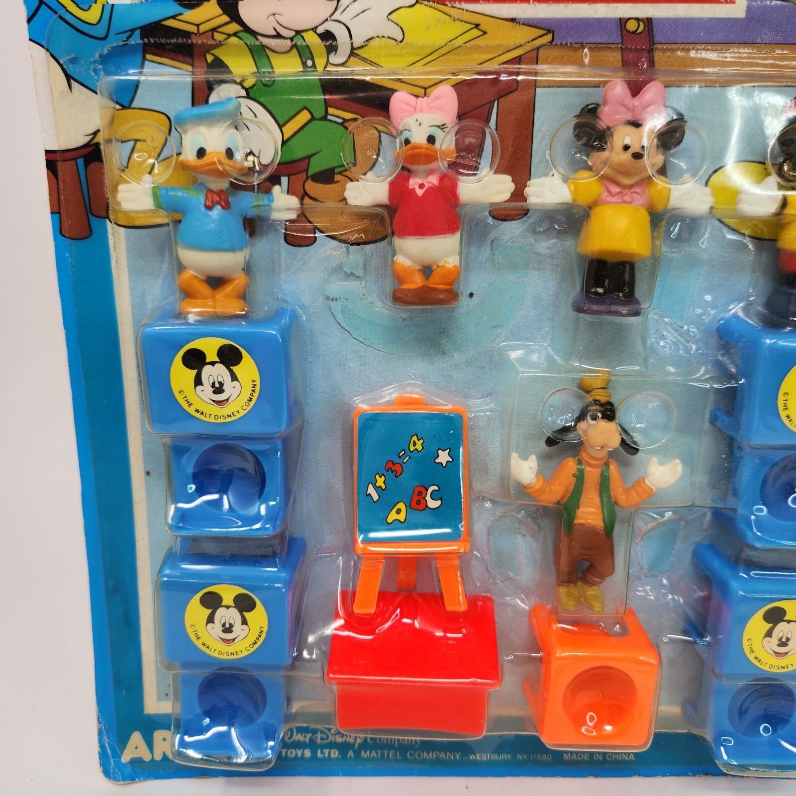 VINTAGE ARCO DISNEY SCHOOL DAYS 6067 MATTEL MICKEY MINNIE GOOFY DONALD ...