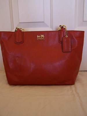 NWT Coach Madison Chain East West Tote - 20466 | eBay