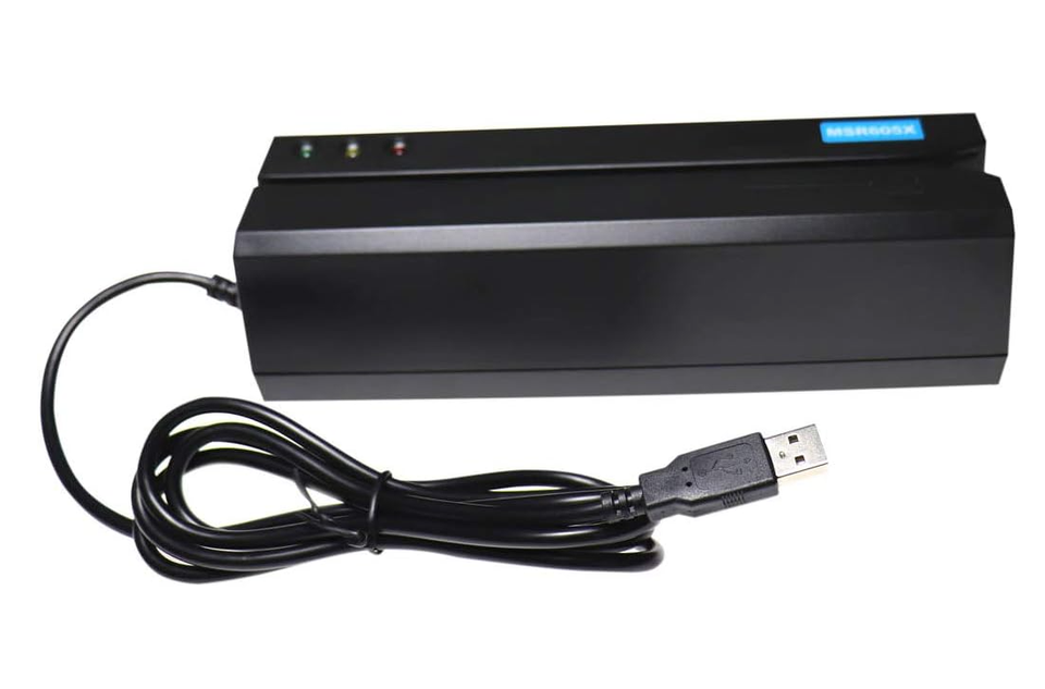 MSR605X USB Card Reader Writer Mag Swipe 3-Track Compatible W/ MSR206 ...