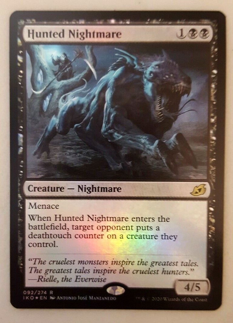 1x Hunted Nightmare FOIL Ikoria MTG Magic the Gathering NM | eBay