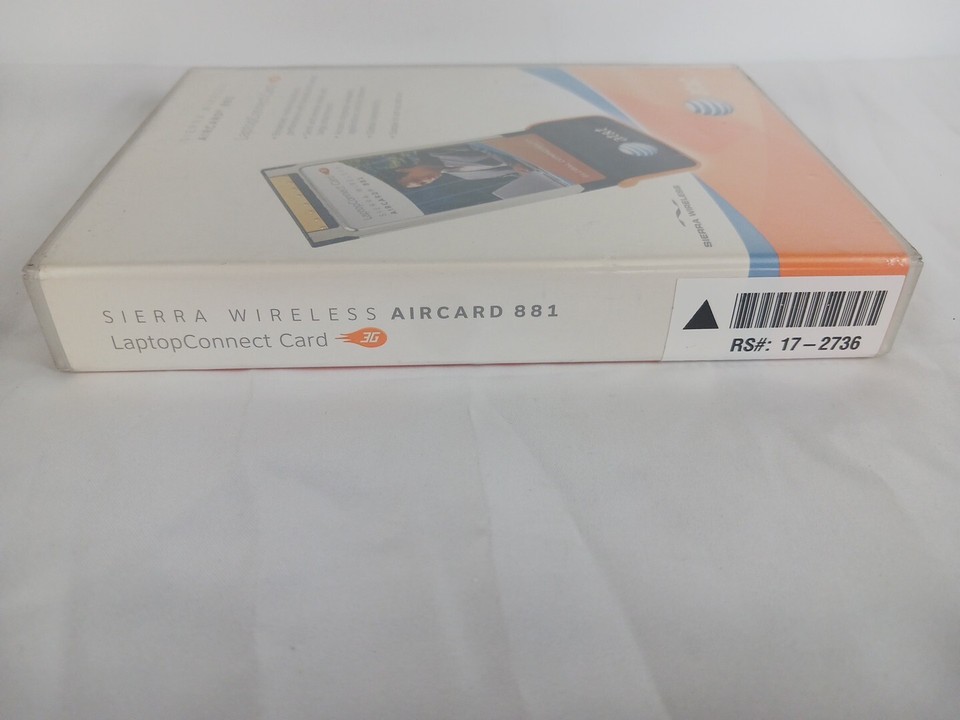 GENUINE AT&T SIERRA WIRELESS AIRCARD 881 LAPTOP CONNECT CARD | eBay