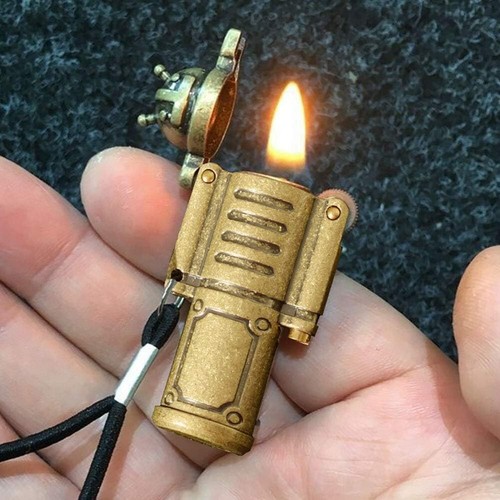 Vintage Retro Antique Old Fashioned Style Robot Android Kerosene Pocket ...