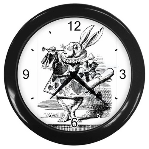 Alice In Wonderland Rabbit Clock