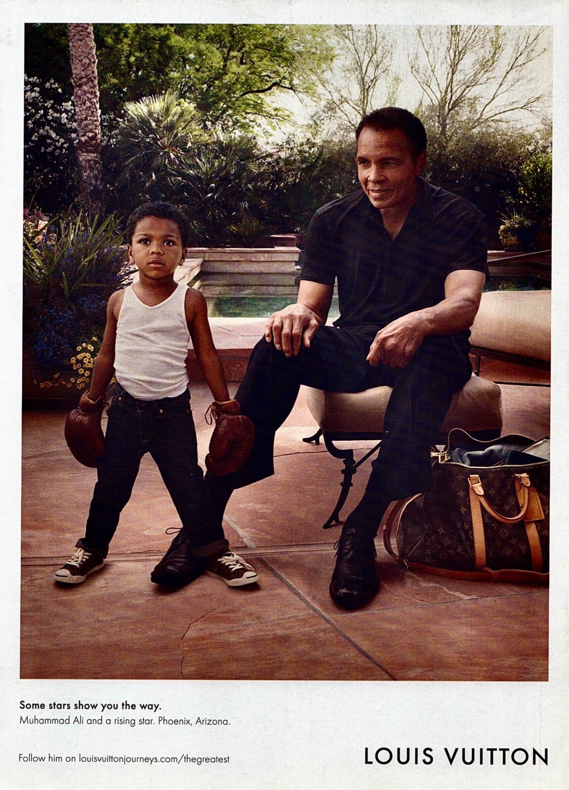 MUHAMMAD ALI ~ Louis Vuitton photo ~ VINTAGE PRINT AD ~ 2012 | eBay