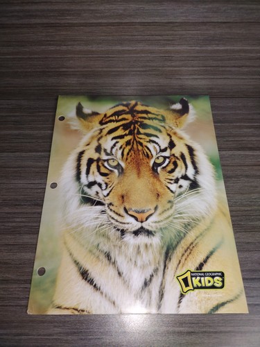 2005 National Geographic Folder Tiger School Supplies For Kids | eBay