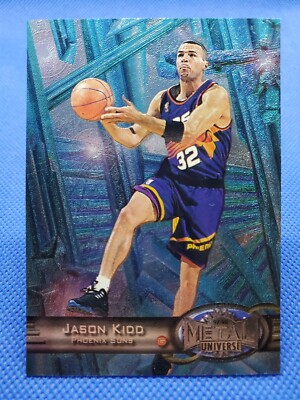 1997 Metal Universe JASON KIDD Basketball card #113 PHOENIX SUNS Cal ...