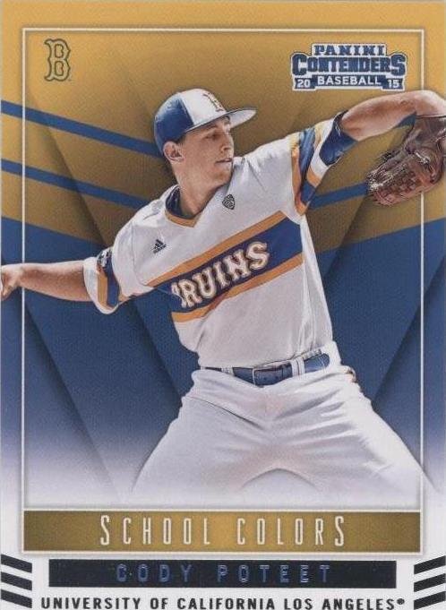 2015 Panini Contenders - School Colors Cody Poteet #13 (RC) for sale ...