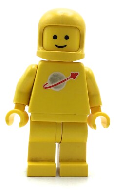 LEGO CLASSIC YELLOW SPACE MAN MINIFIGURE VINTAGE ASTRONAUT SPACE FIG ...
