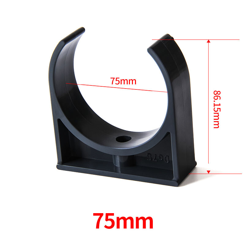 PVC Pipe Clips U-shaped Open Pipe Clips 20mm 25mm - 110mm Fixed Pipe ...