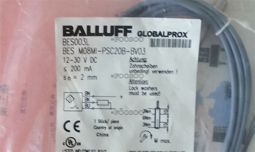 Balluff Bes M08MI-PSC20B-BV03 Bes M08MIPSC20BBV03 New kf | eBay