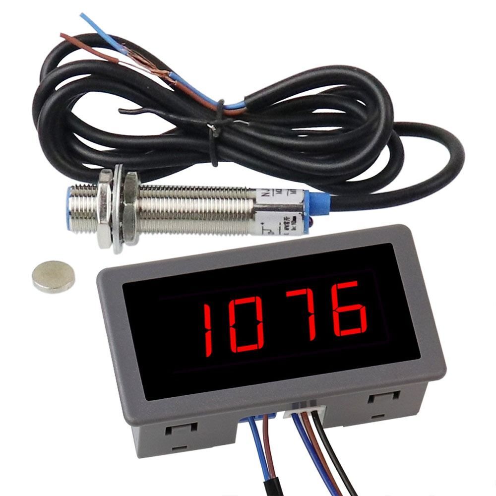 AC 110V-230V RPM Speed Measure Meter Lathes, Conveyor Belts ...